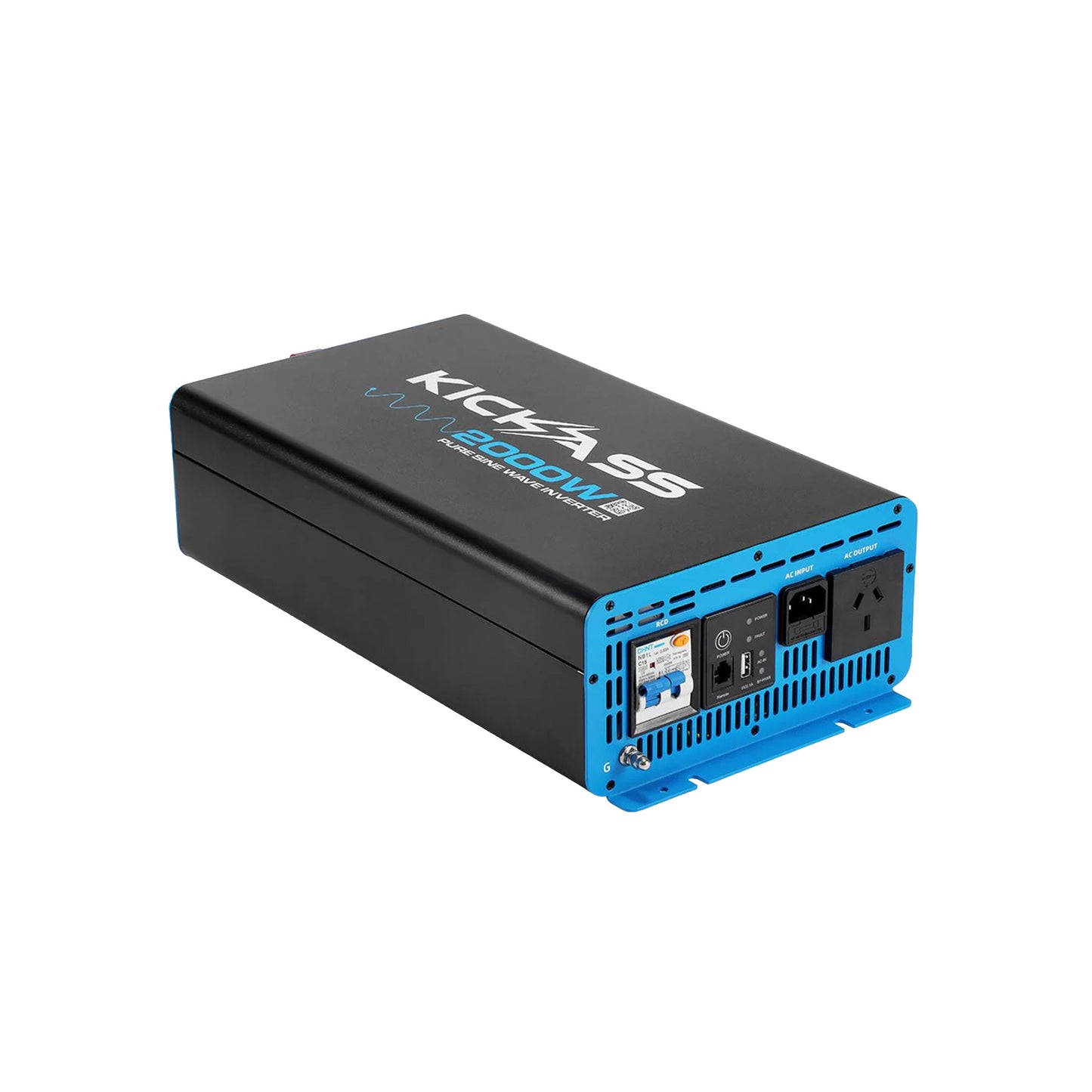 Buy KickAss Pure Sine Wave Inverter with AC Transfer 12V/2000W by ...
