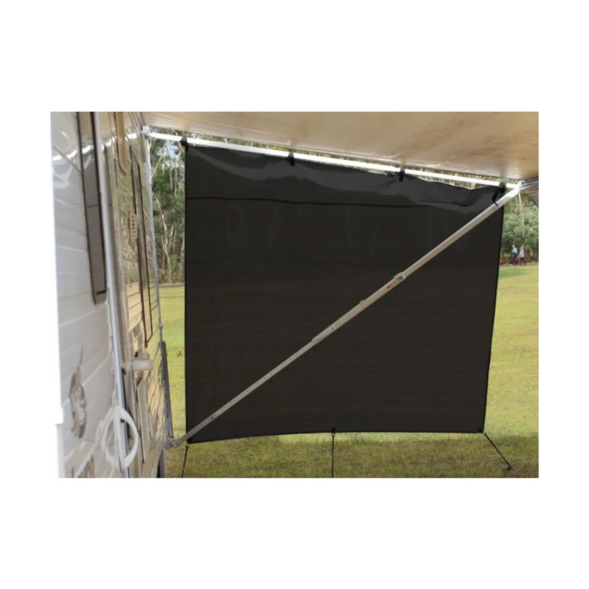 Buy Camec Caravan Privacy End Black by Camec online - RV Super Centre