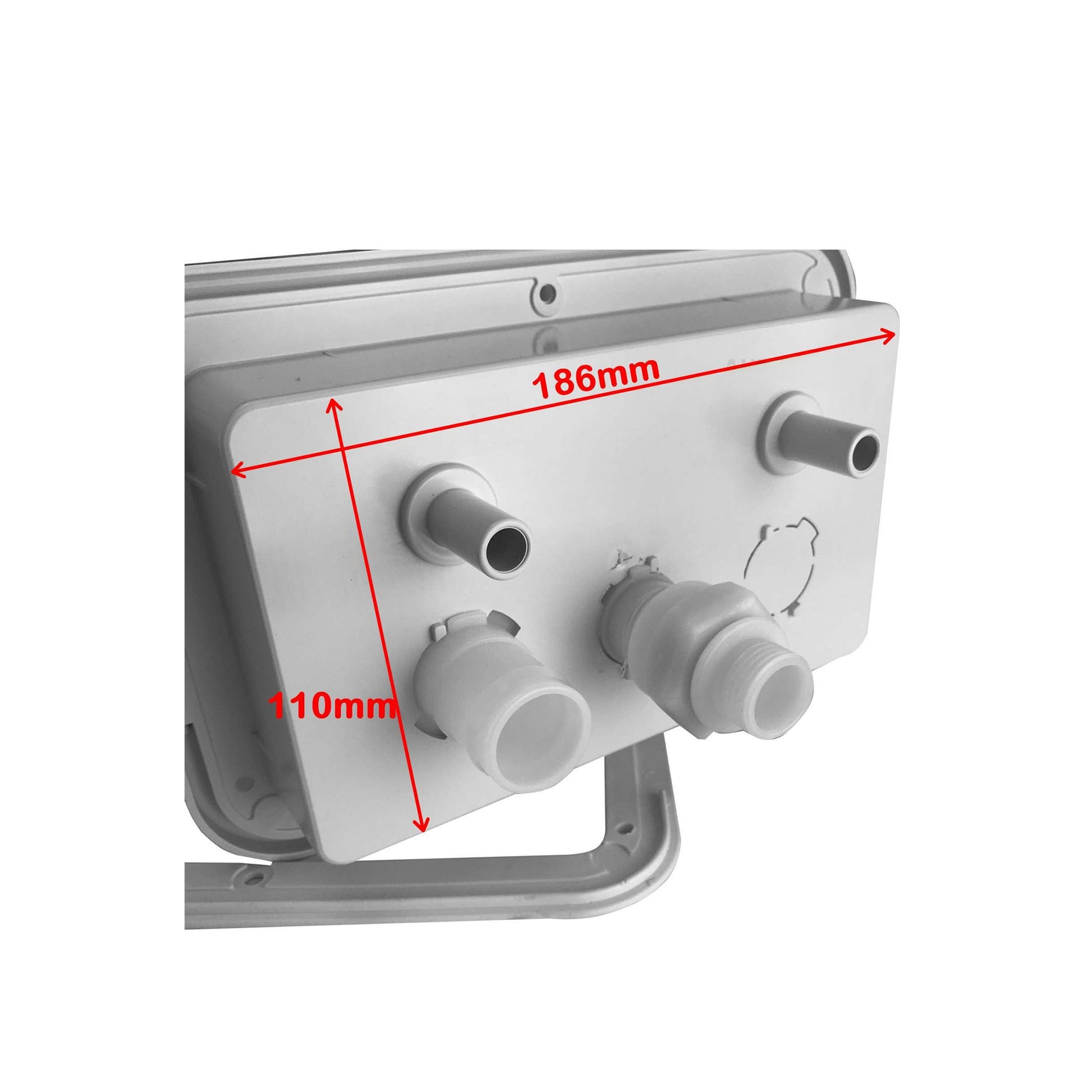 Buy Coast RV Water Filler Inlet White - 230 x 152mm by Coast RV online ...